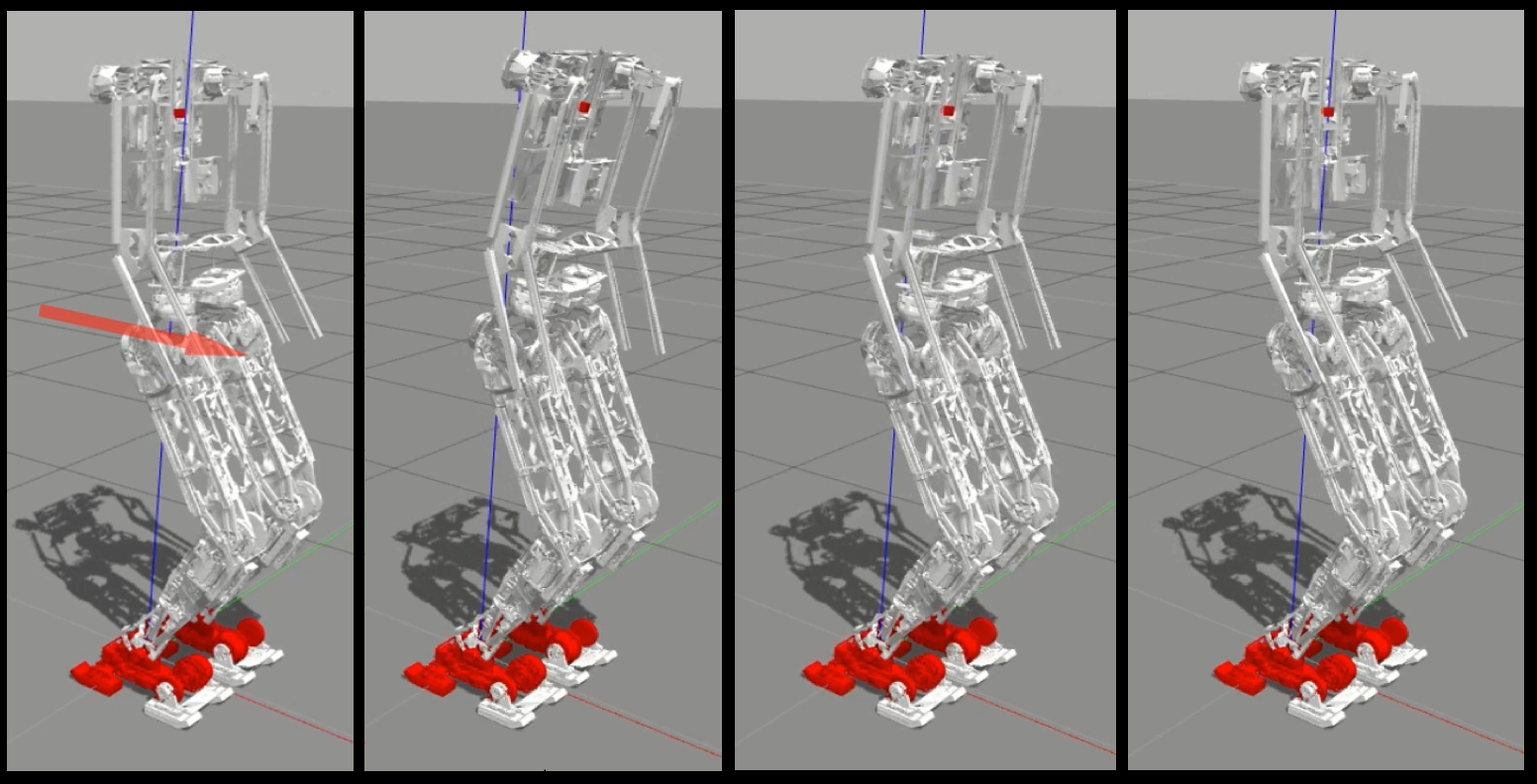Push Recovery for Humanoid Robots using Linearized Double Inverted ...